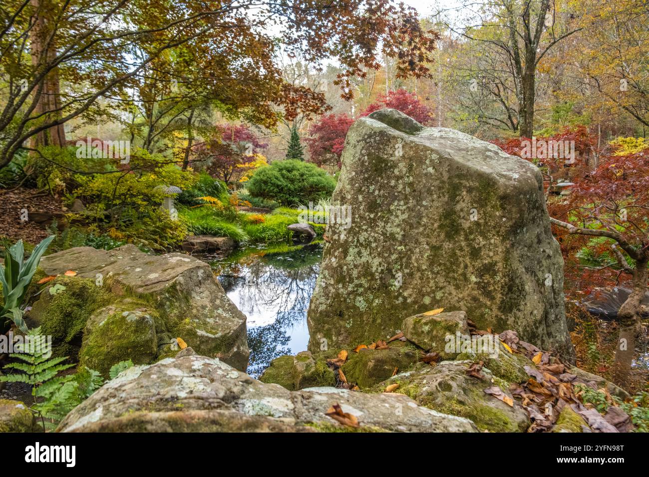 Japanese Garden at world-class Gibbs Gardens north of Atlanta in Ball ...