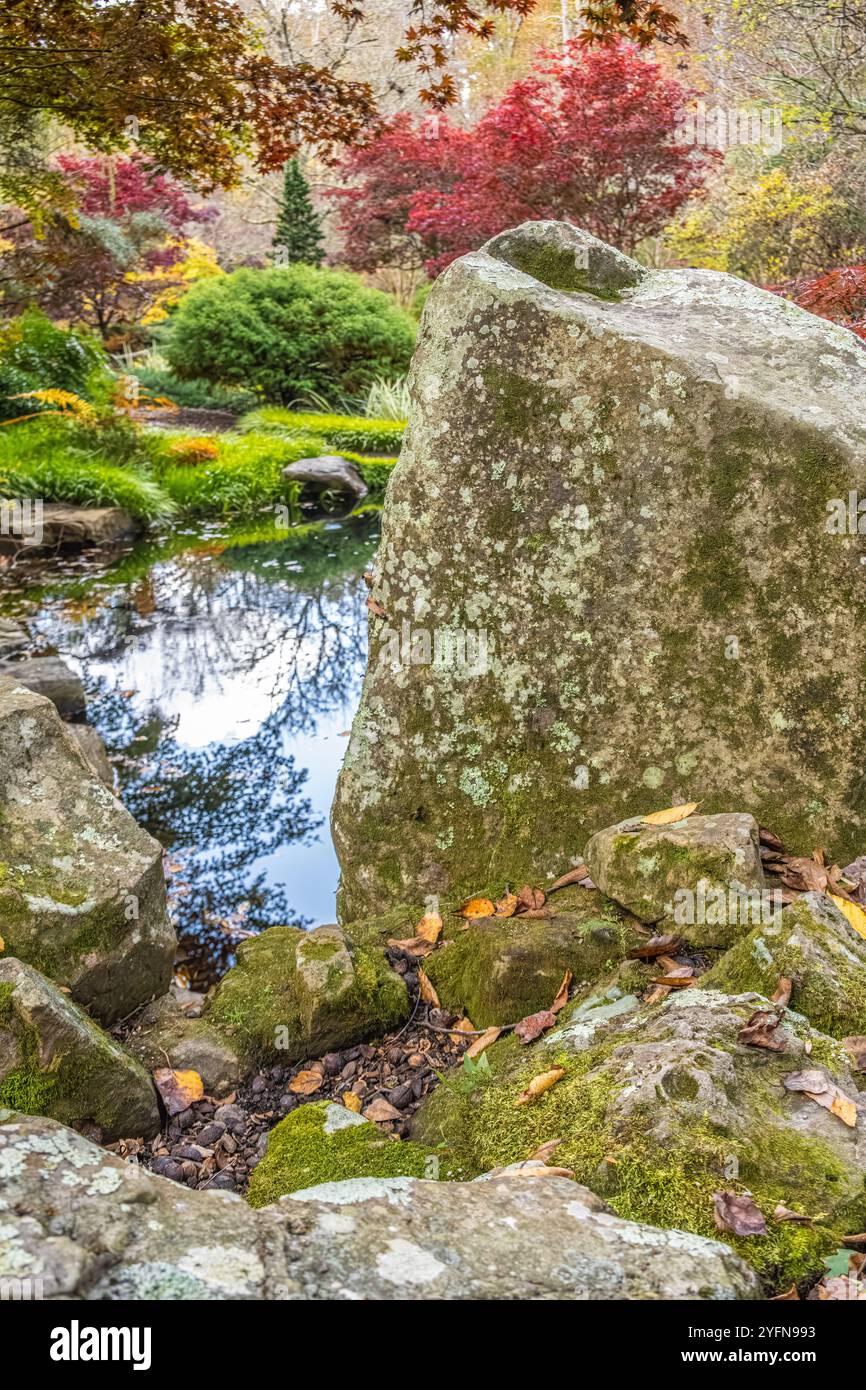 Japanese Garden at world-class Gibbs Gardens north of Atlanta in Ball ...
