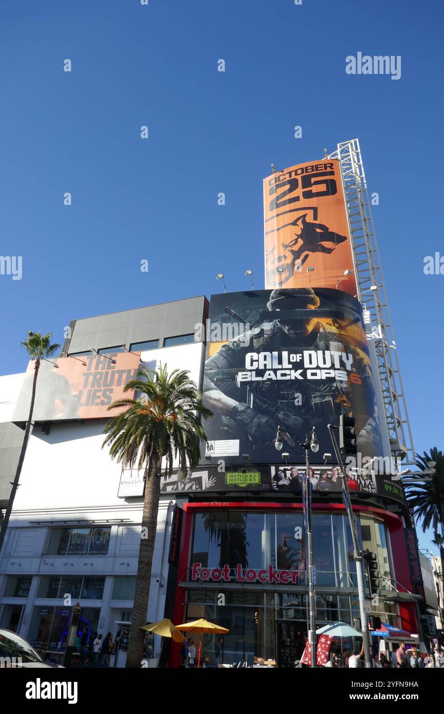 Los Angeles, California, USA 4th November 2024 Call of Duty Billboards ...