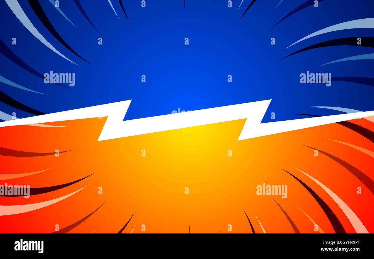Versus battle retro background with halftones. Vector illustration ...