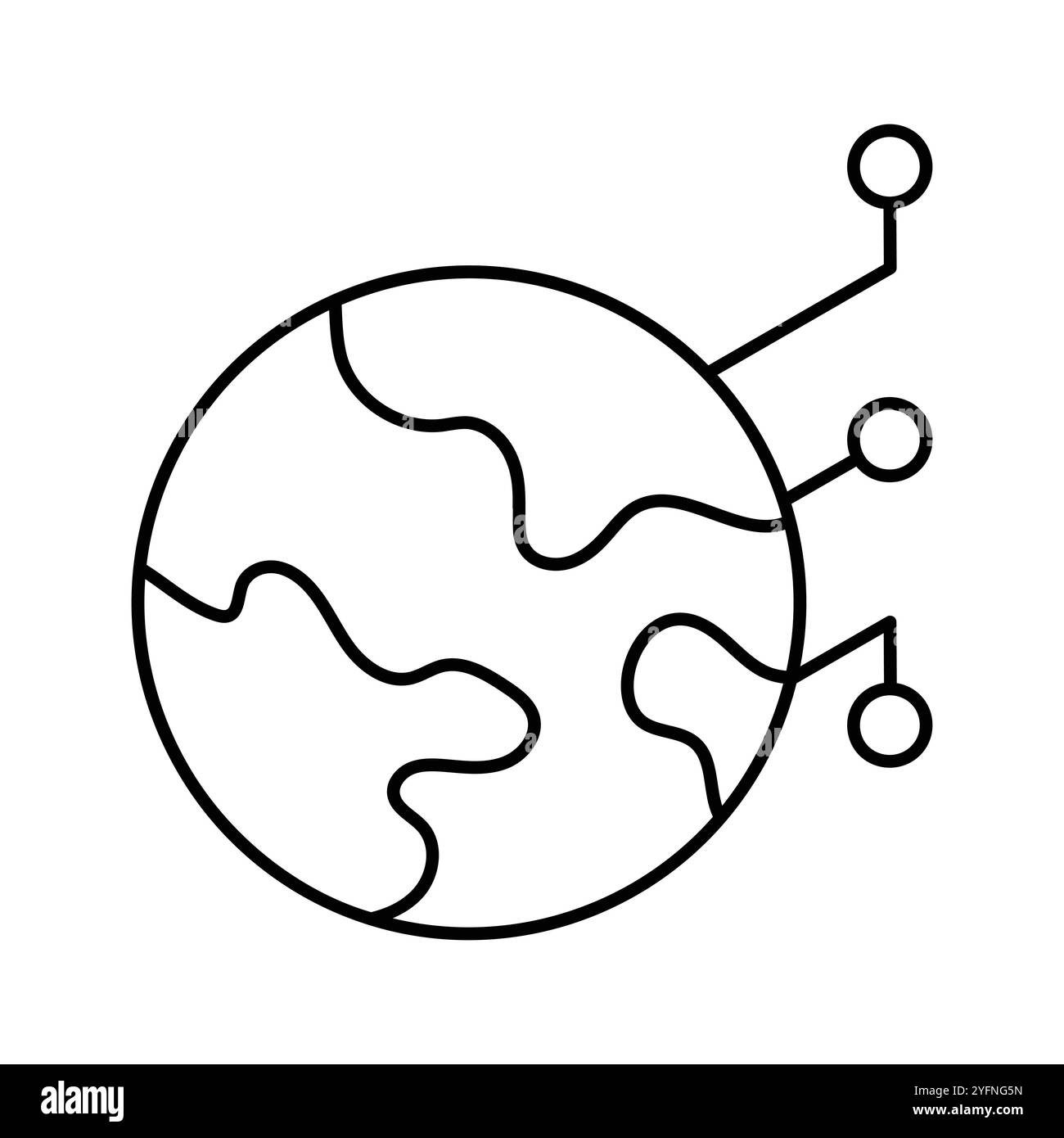 Digital earth hi-res stock photography and images - Alamy