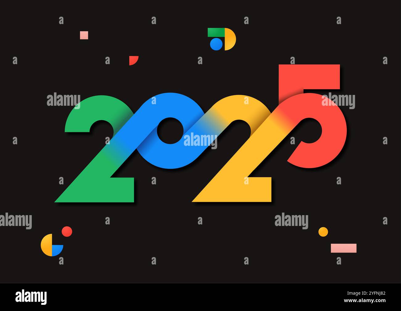 2025 digits hi-res stock photography and images - Alamy