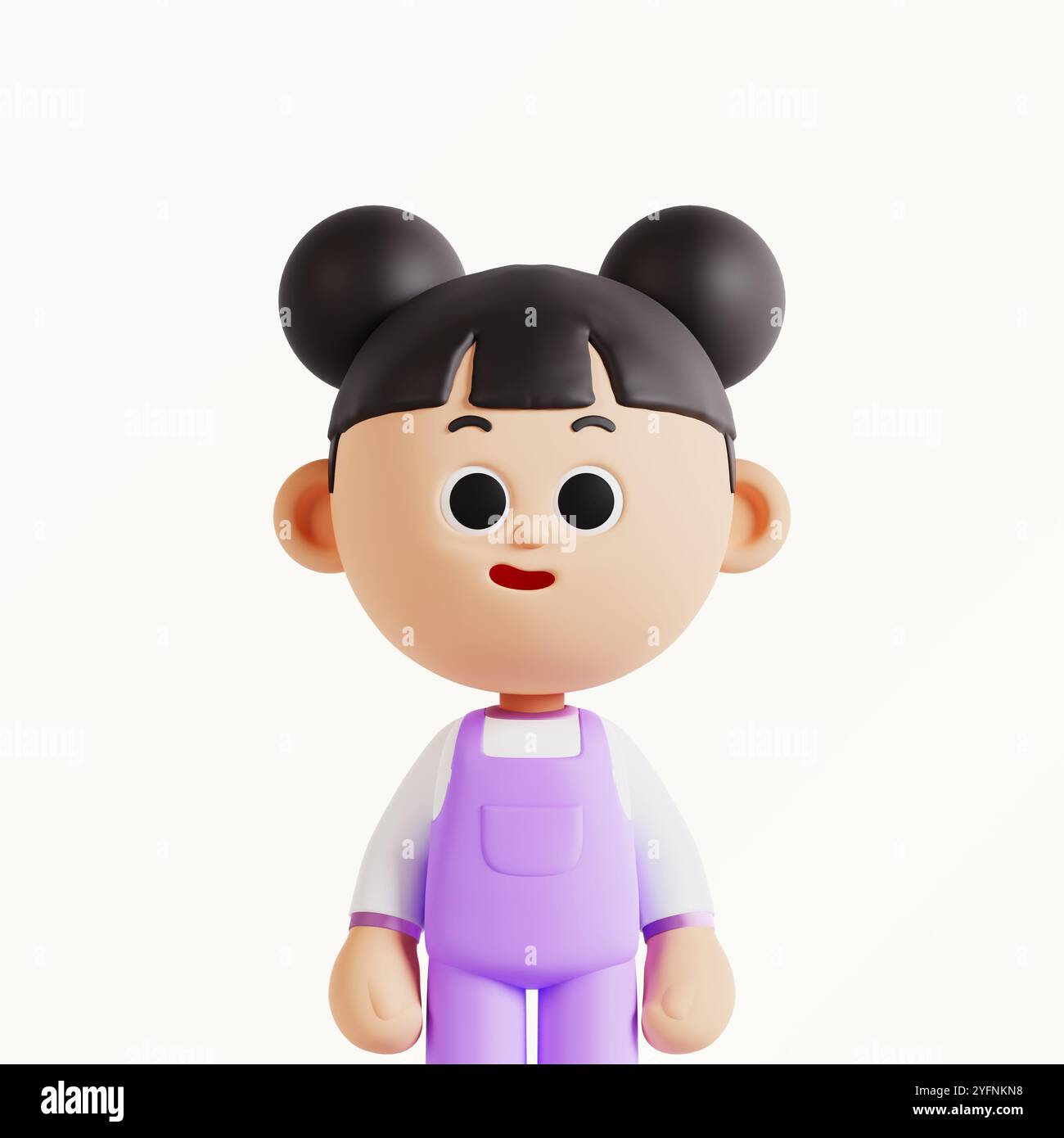 Cute profile woman character hi-res stock photography and images - Alamy