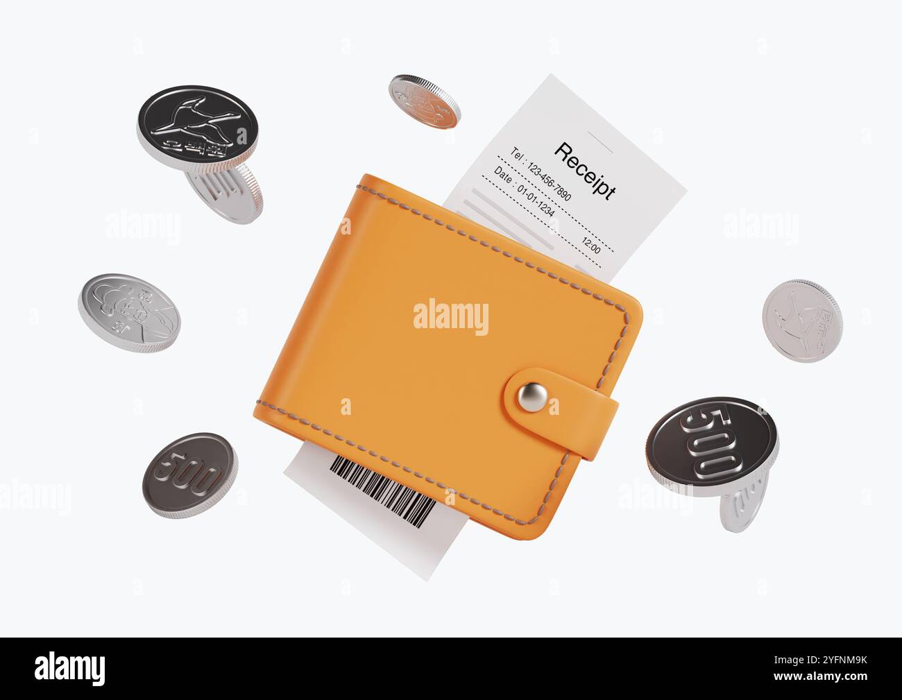 Purse receipts hi-res stock photography and images - Alamy