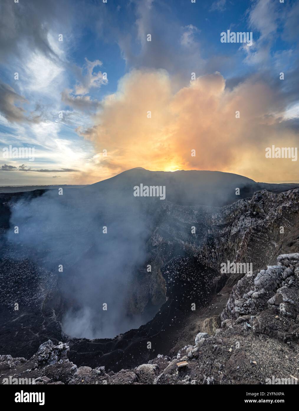 Nicaragua, Masaya, Masaya Volcano National Park, The Santiago crater ...