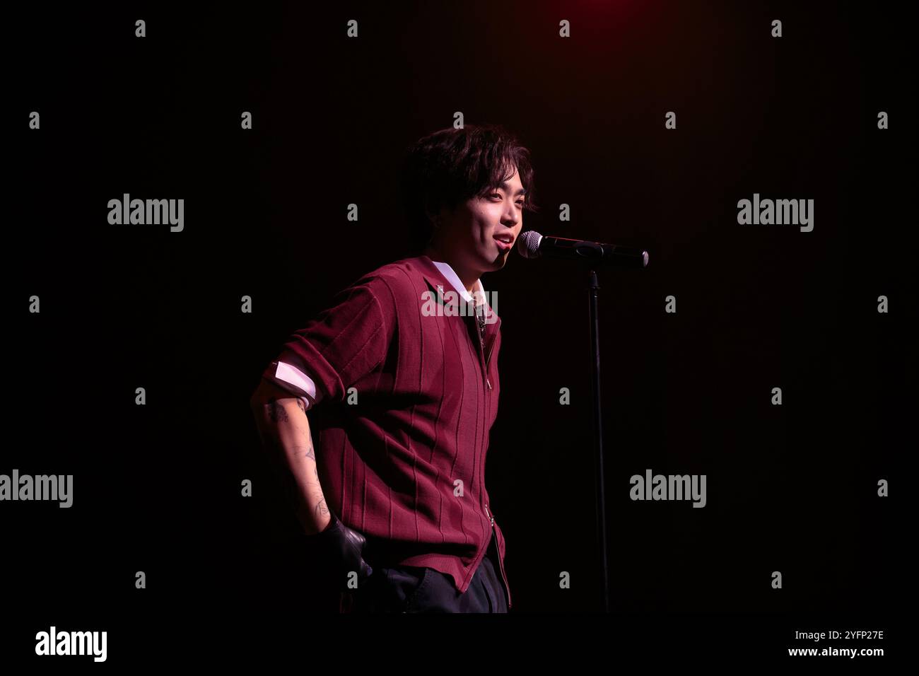 Korean-Canadian singer Junny performs at The Concert Hall in Toronto ...