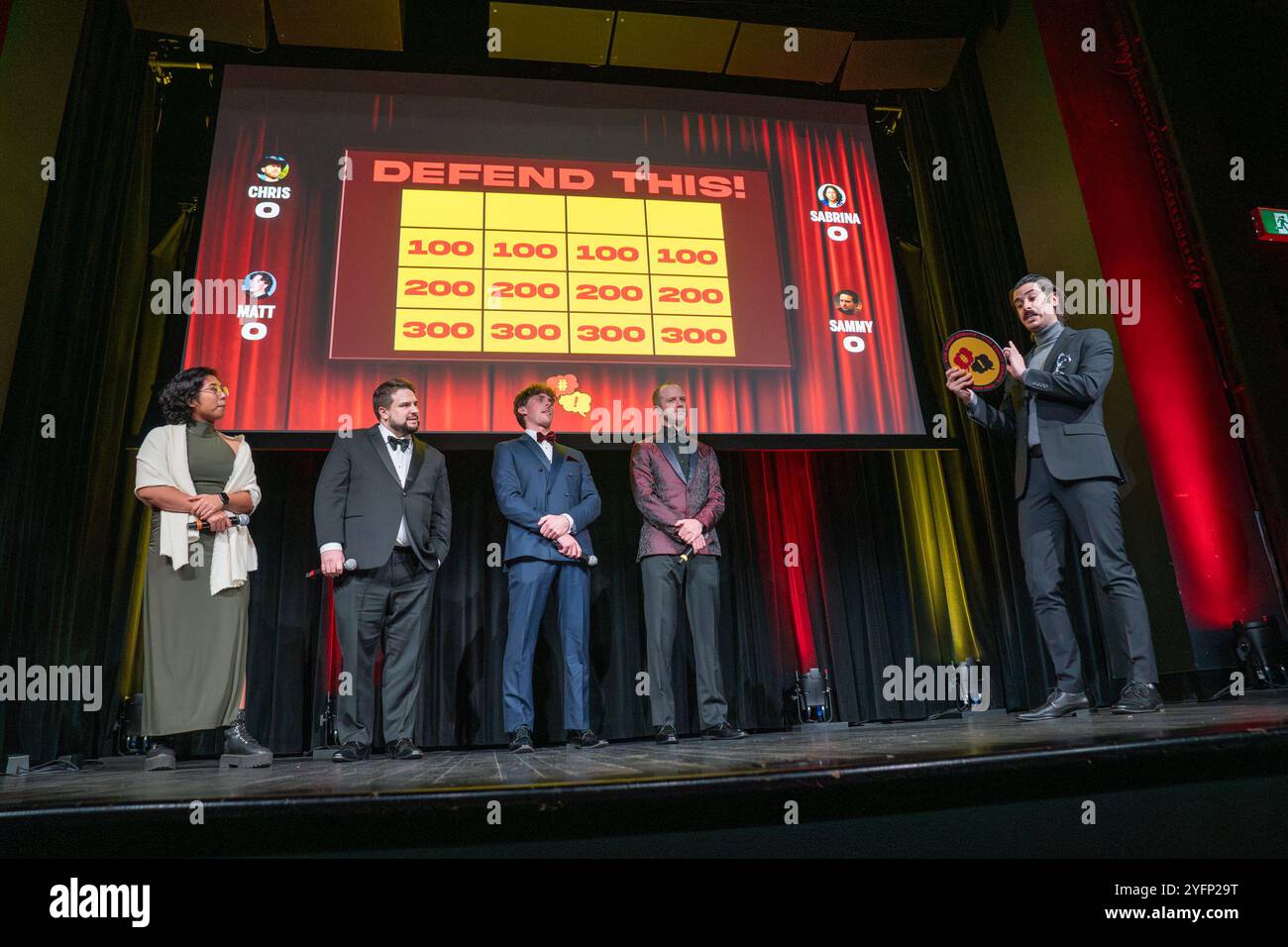 Toronto, Canada. 02nd Nov, 2024. (L to R) Sabrina Cruz, Sammy Paul ...