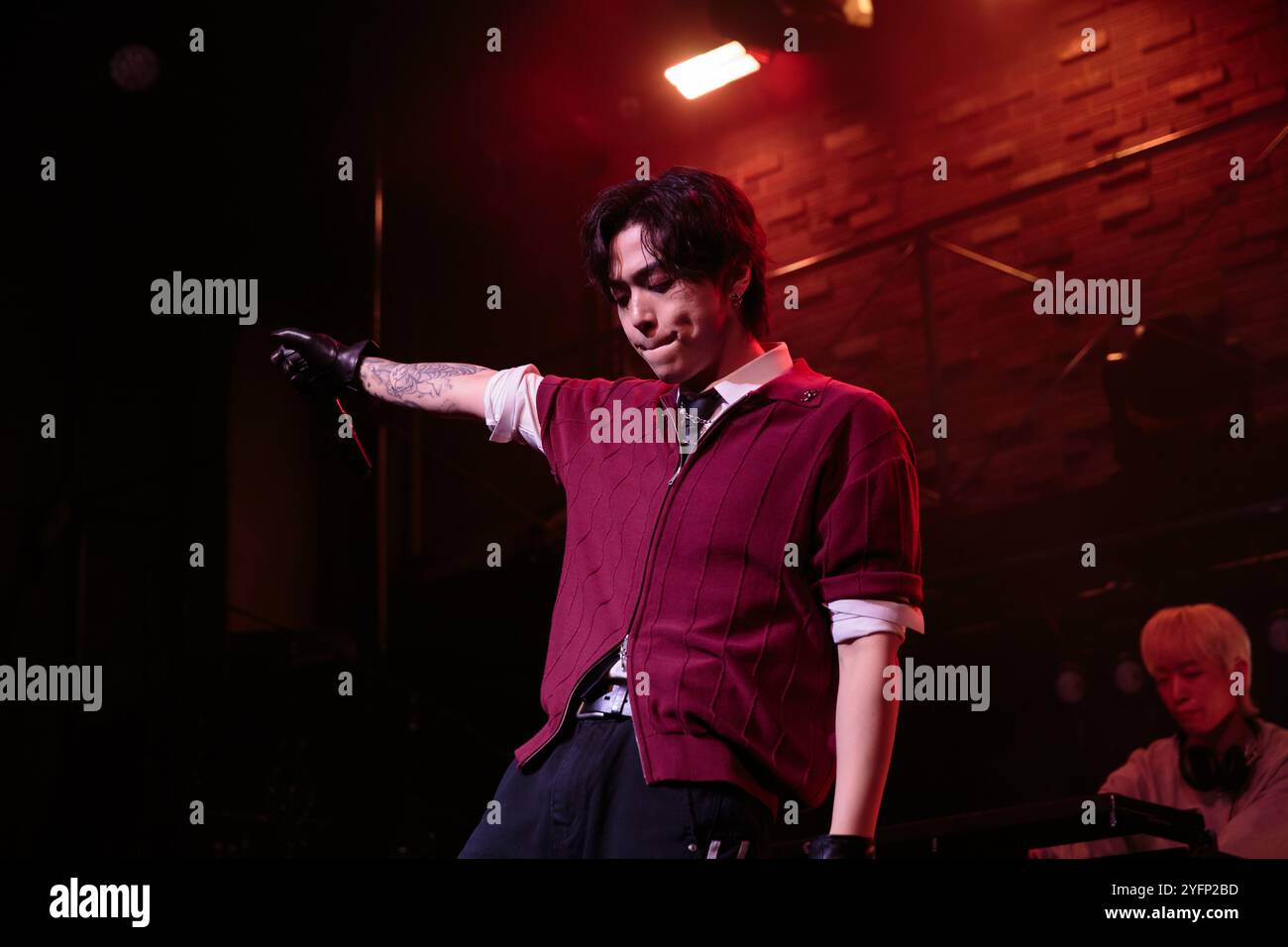 Korean-Canadian singer Junny performs at The Concert Hall in Toronto ...