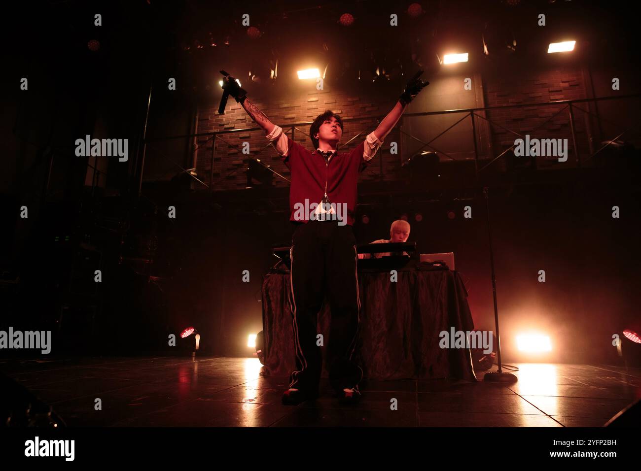 Korean-Canadian singer Junny performs at The Concert Hall in Toronto ...