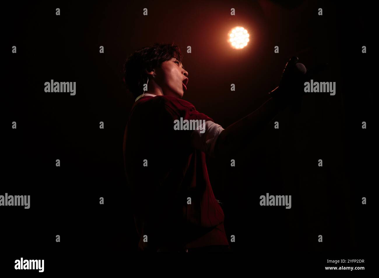 Korean-Canadian singer Junny performs at The Concert Hall in Toronto ...