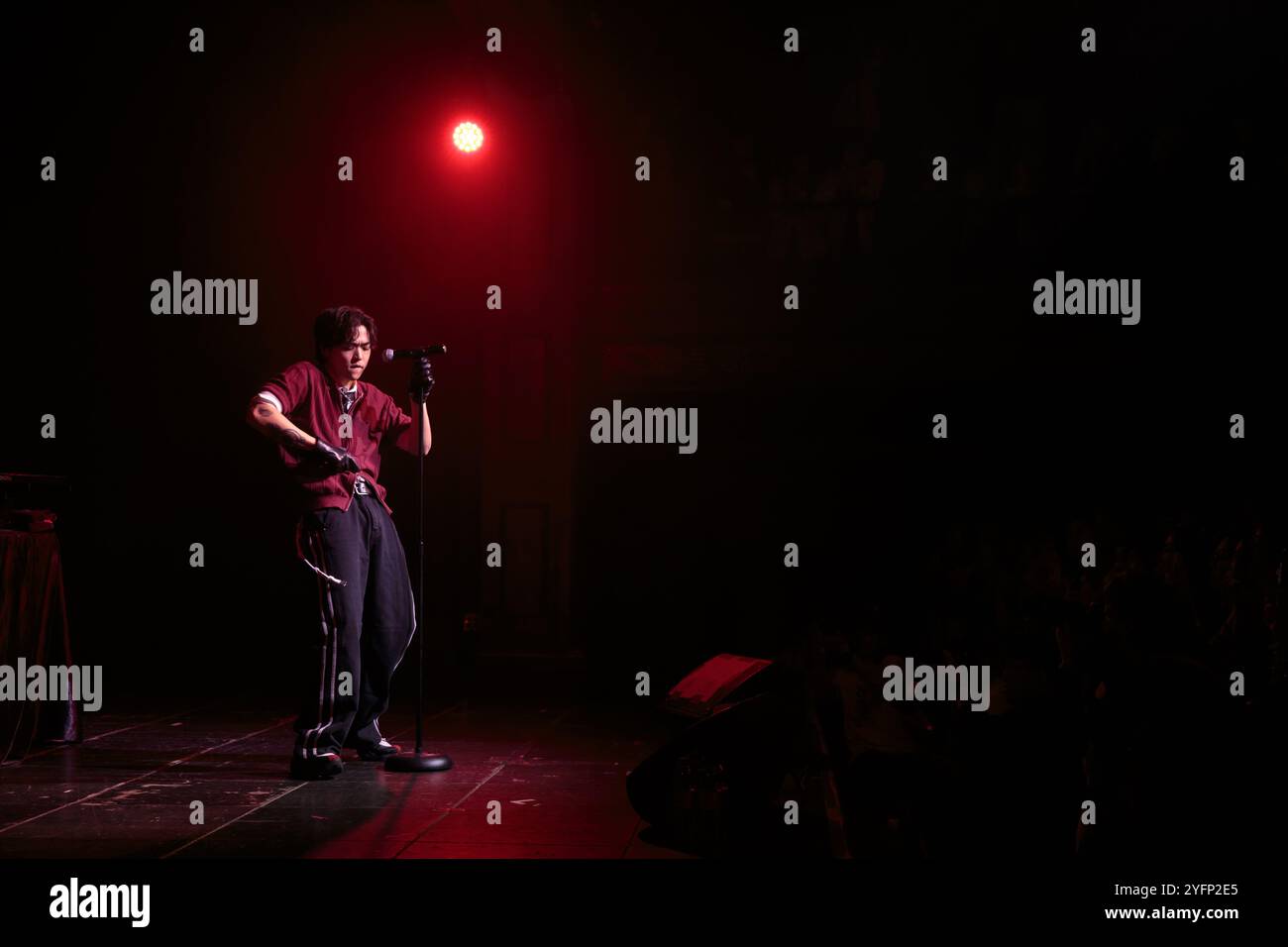 Korean-Canadian singer Junny performs at The Concert Hall in Toronto ...