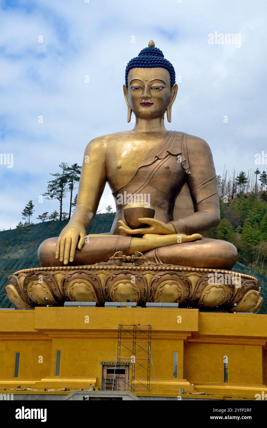 Great Buddha Dordenma, a gigantic Shakyamuni Buddha statue, celebrating ...