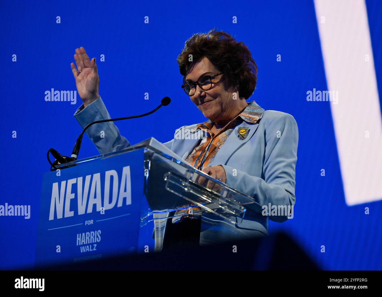 November 4, 2024, Las Vegas, Nevada, USA: Senator JACKY ROSEN, Nevadaâ ...