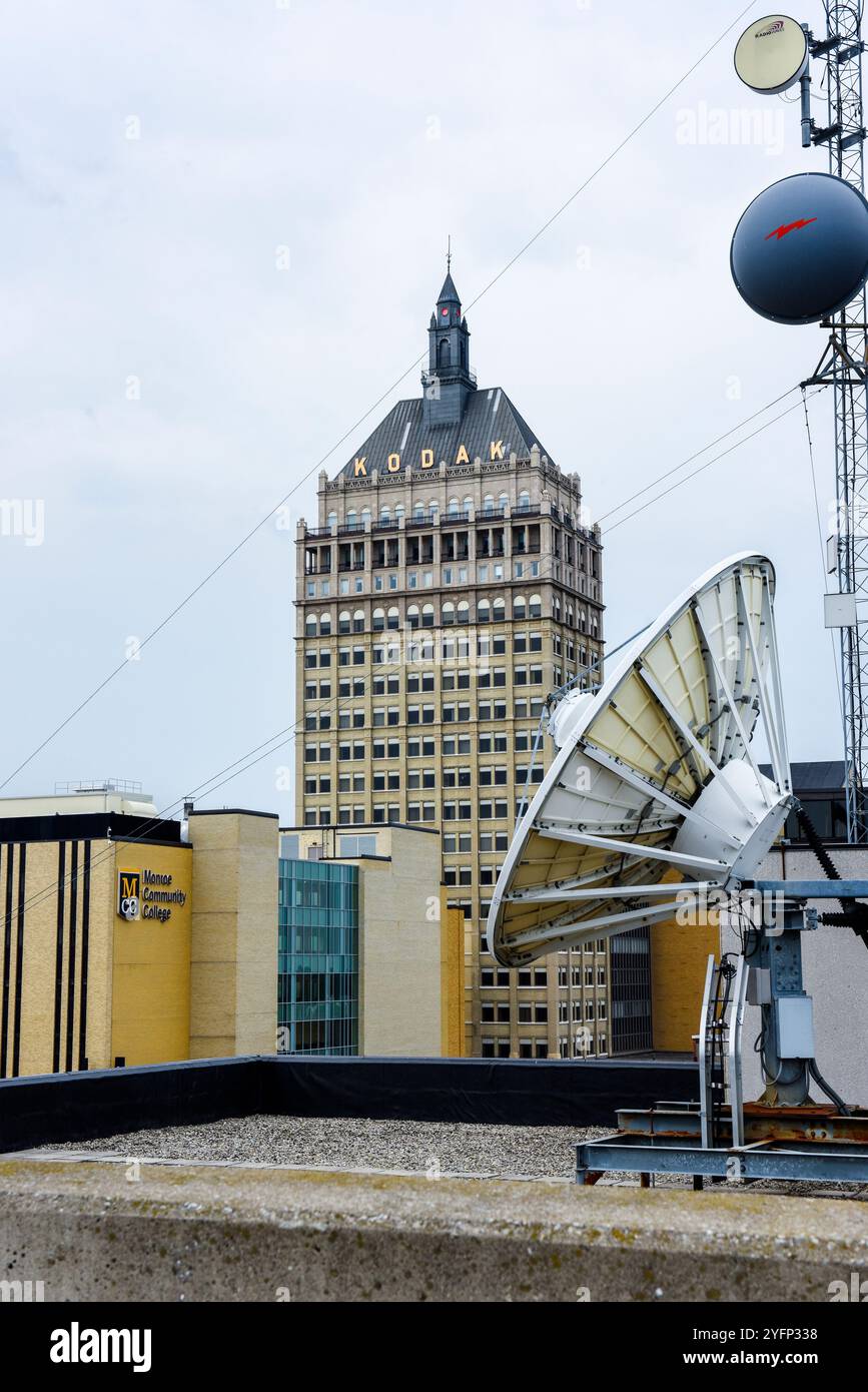 An Architectural photo of the Kodak Tower a 19-story skyscraper in the ...