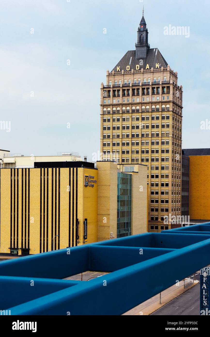 An Architectural photo of the Kodak Tower a 19-story skyscraper in the ...