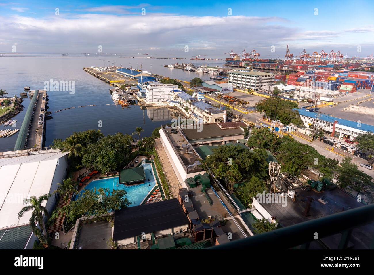Nov 1, 2024 Landscape of Manila Ship Port in Manila Bay, Manila City ...
