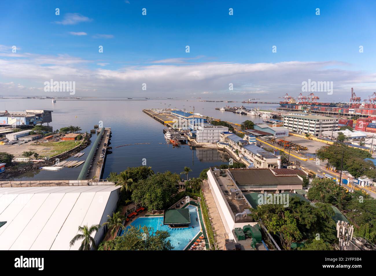 Nov 1, 2024 Landscape of Manila Ship Port in Manila Bay, Manila City ...