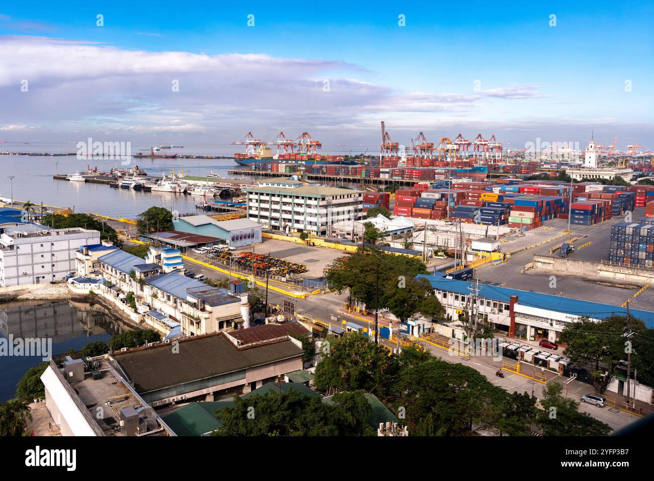 Nov 1, 2024 Landscape of Manila Ship Port in Manila Bay, Manila City ...