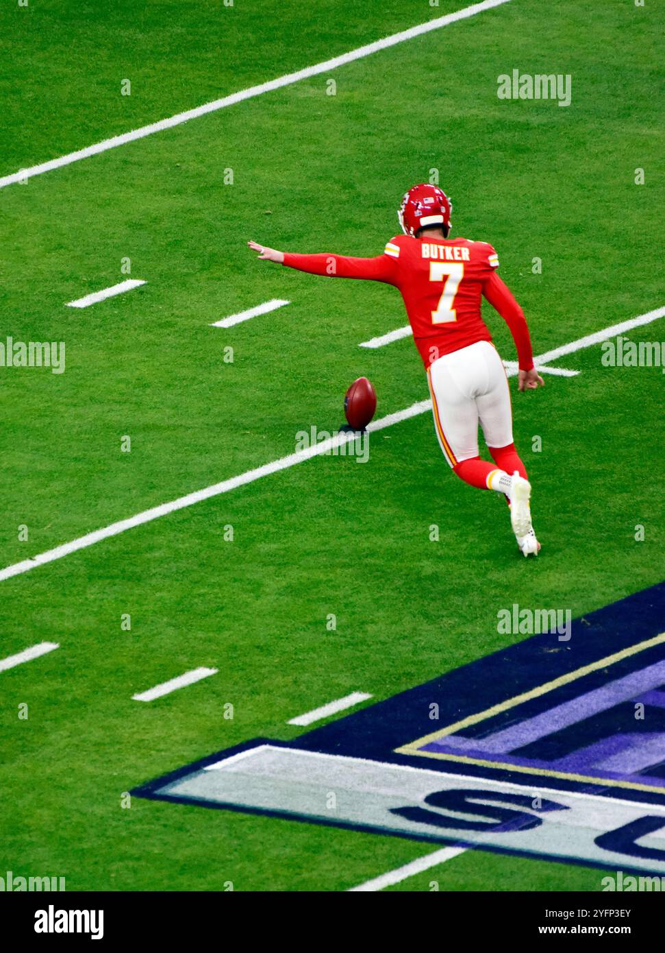 Harrison butker super bowl hi-res stock photography and images - Alamy