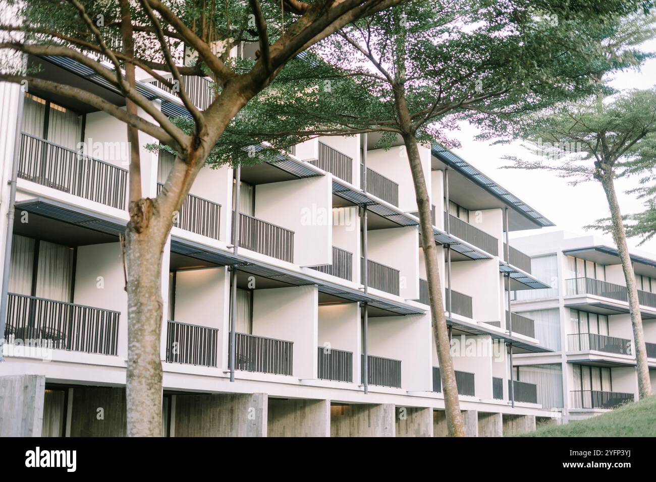 Modern residential architecture blends hi-res stock photography and ...