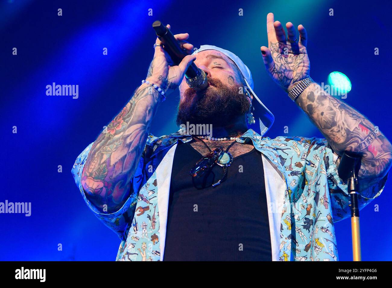 Paris, France. 04th Nov, 2024. Teddy Swims performs at the Salle Pleyel ...