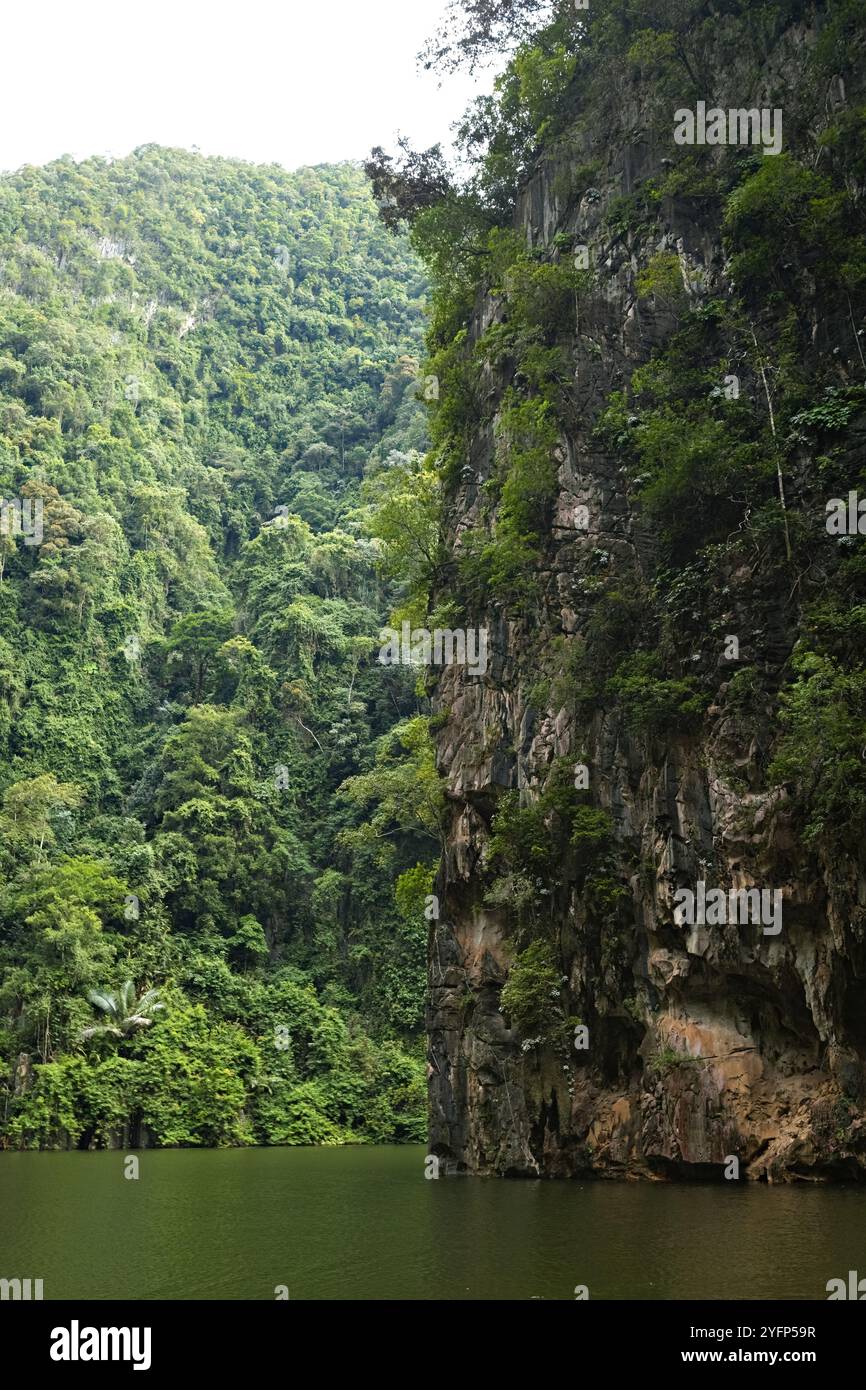 Limestone mountains scenery in Perak province of Malaysia Stock Photo ...