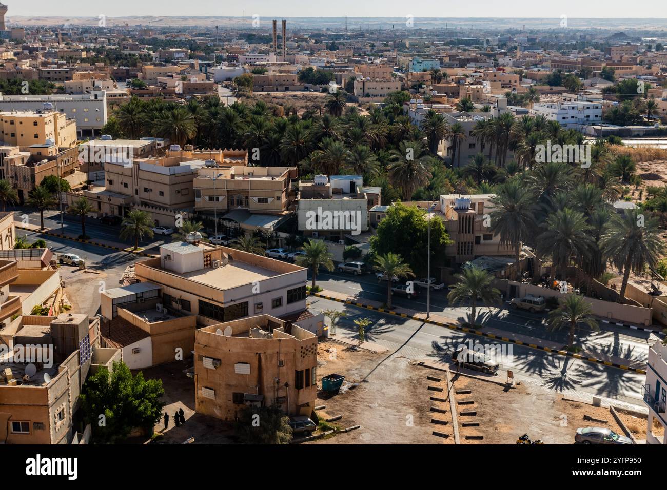 Aerial view of Sakaka, Saudi Arabia Stock Photo - Alamy