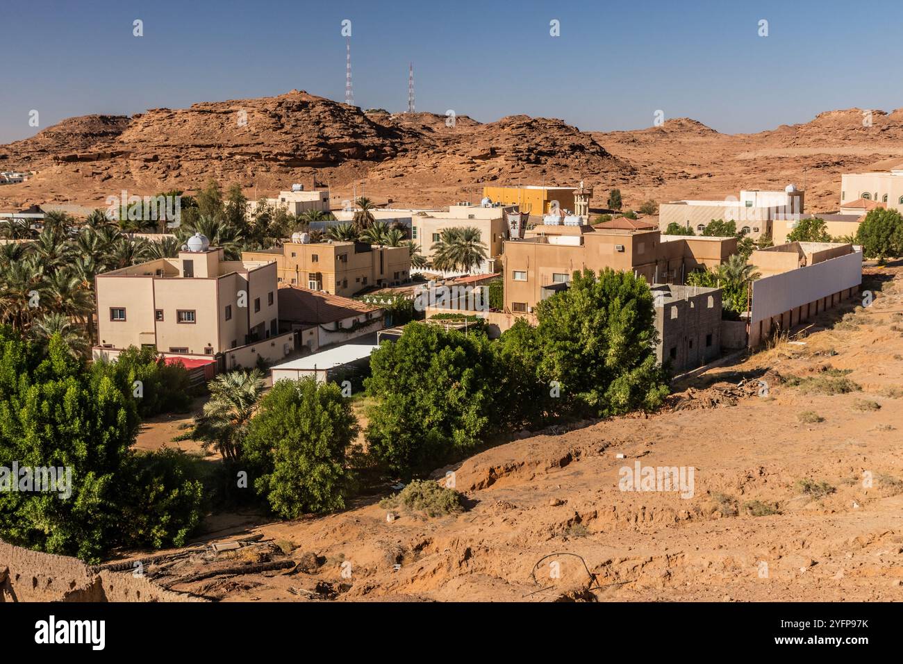 Aerial view of Sakaka, Saudi Arabia Stock Photo - Alamy