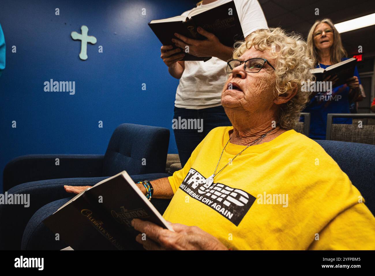 Largo, Florida, USA. 4th Nov, 2024. The Suncoast Liberty Fellowship aka ...