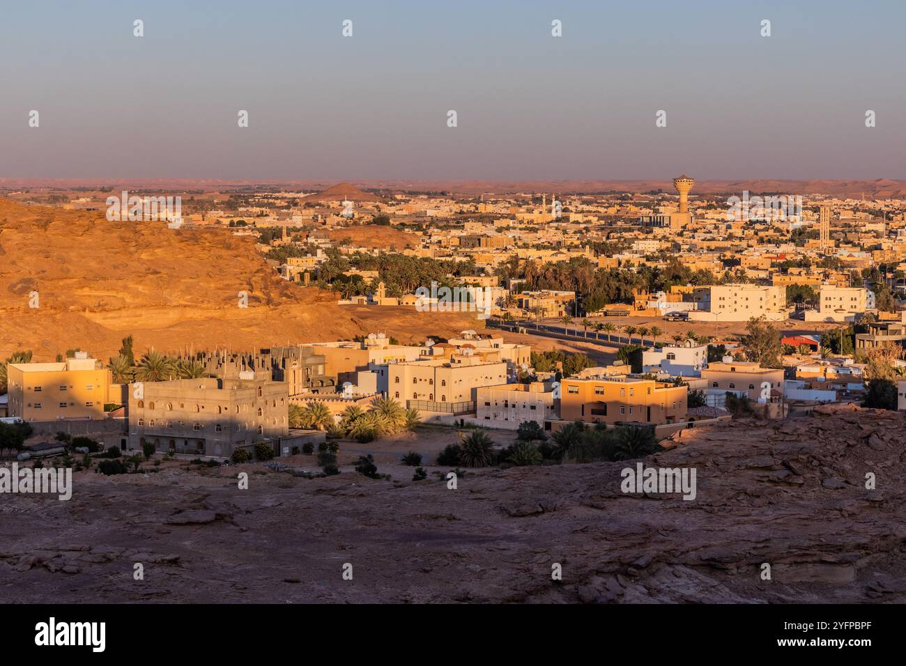 Aerial view of Sakaka, Saudi Arabia Stock Photo - Alamy