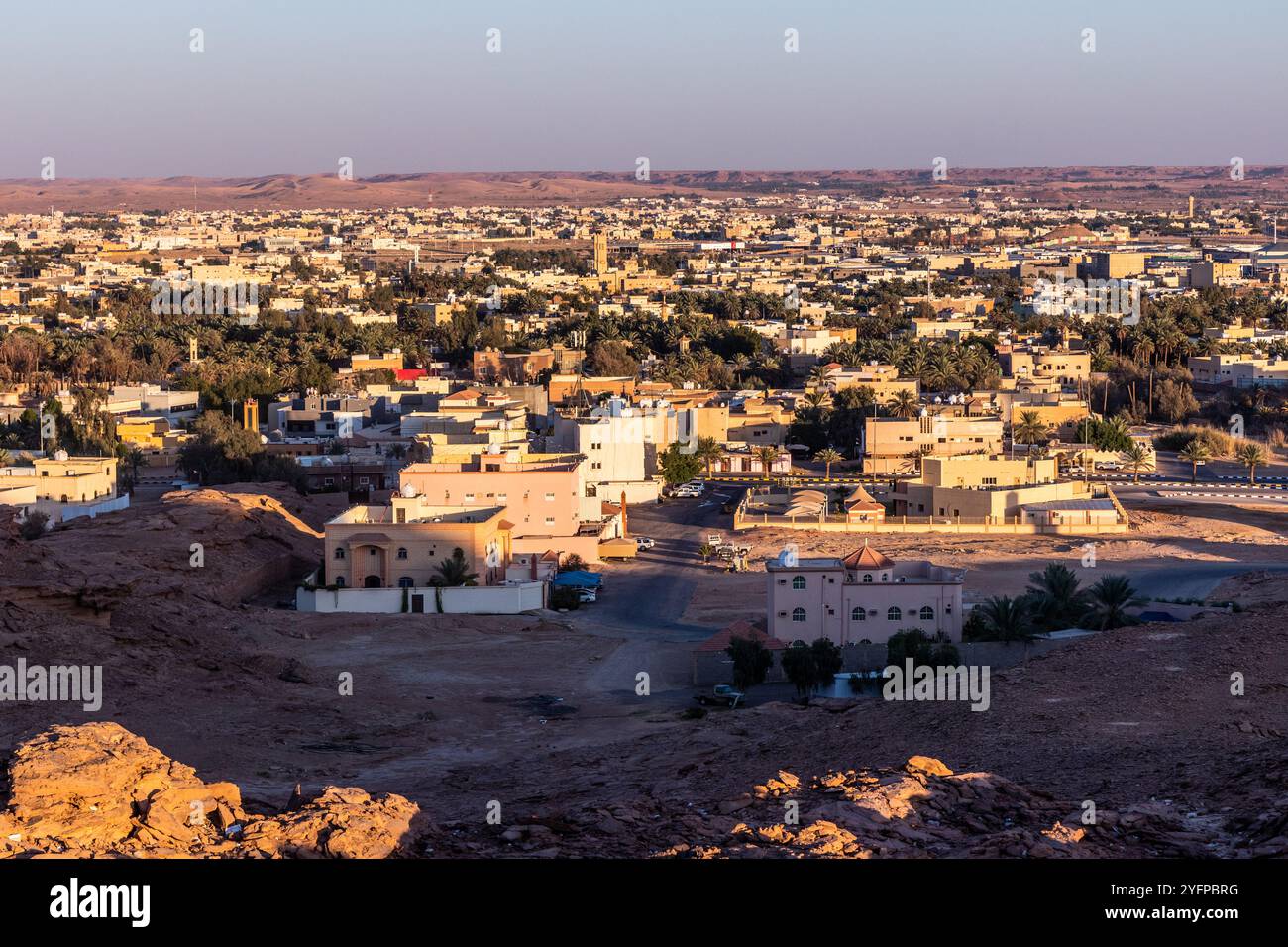 Aerial view of Sakaka, Saudi Arabia Stock Photo - Alamy