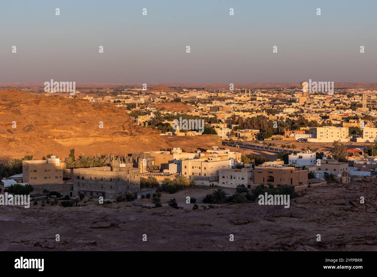 Aerial view of Sakaka, Saudi Arabia Stock Photo - Alamy
