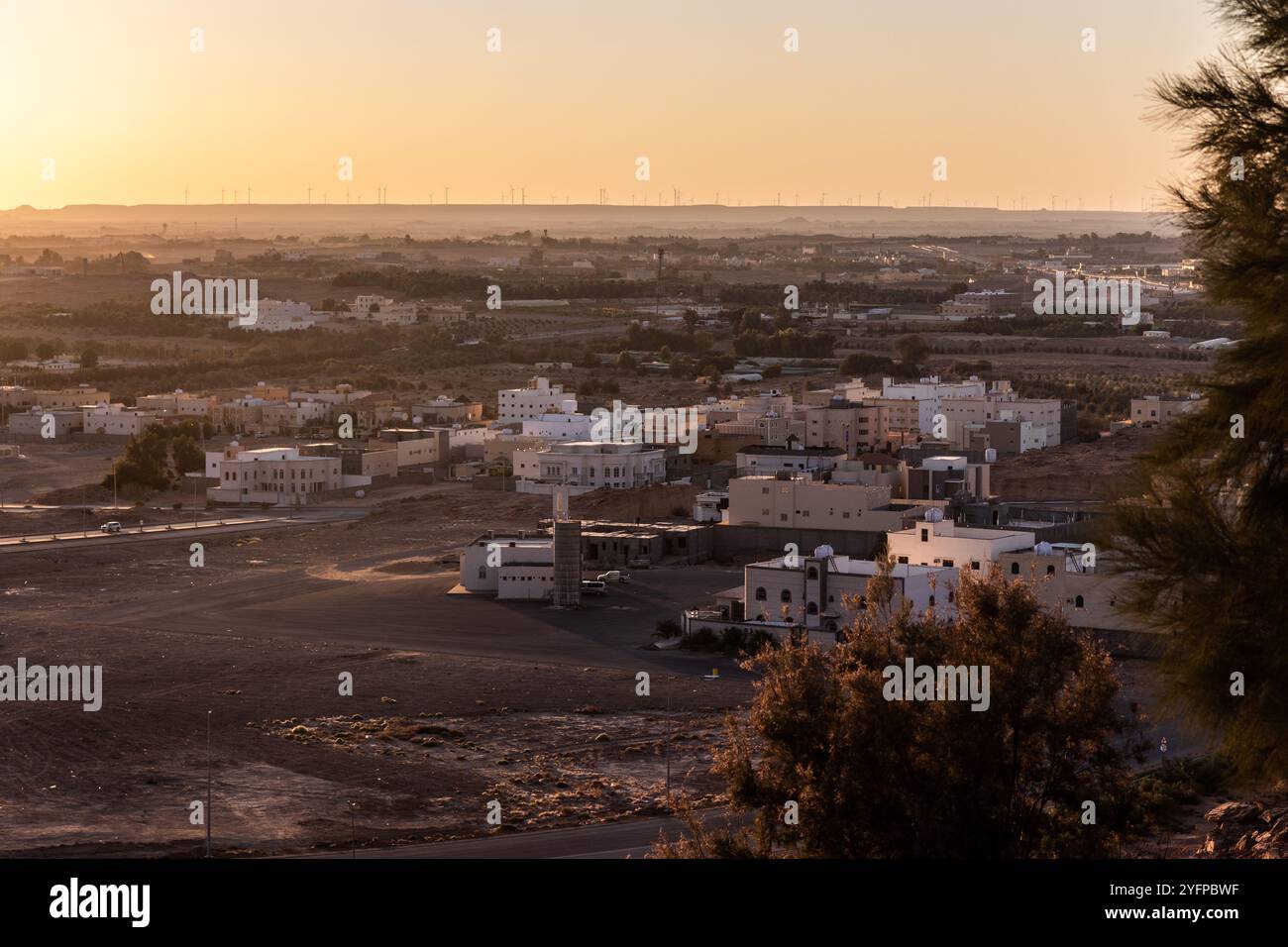 Sunset over Sakaka, Saudi Arabia Stock Photo - Alamy