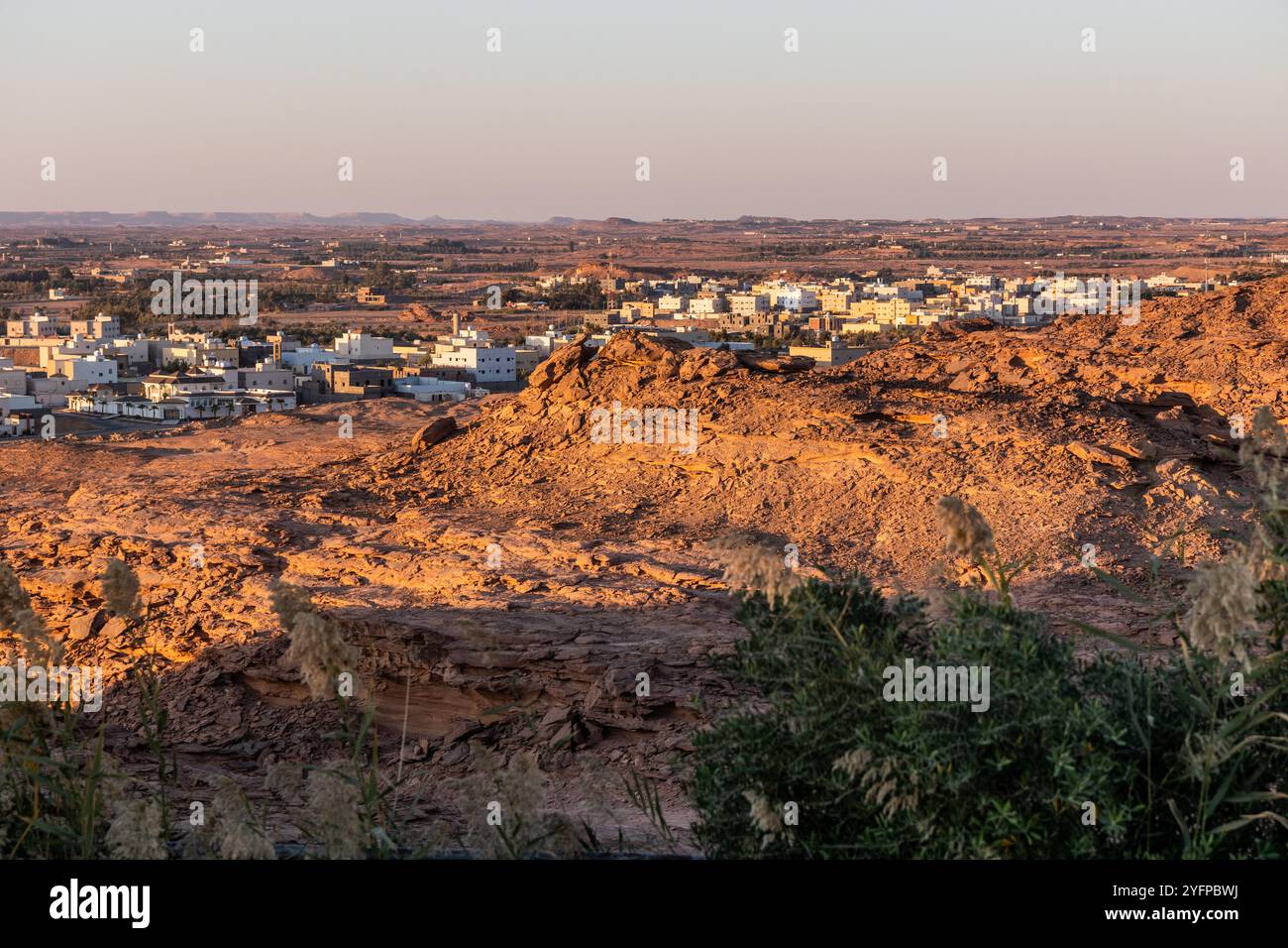 Aerial view of Sakaka, Saudi Arabia Stock Photo - Alamy