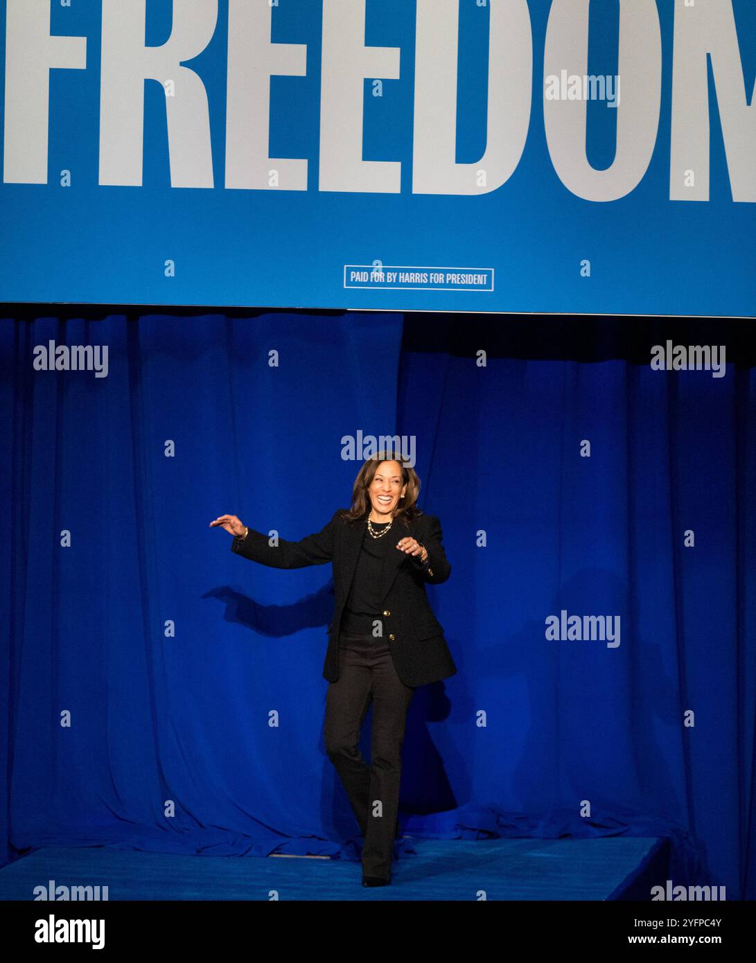 November 4, 2024, Allentownw, Pennsylvania, U.S: Vice President KAMALA ...