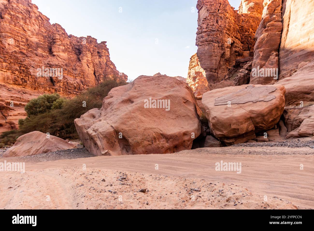 Rocks in Wadi al Disah canyon, Saudi Arabia Stock Photo - Alamy