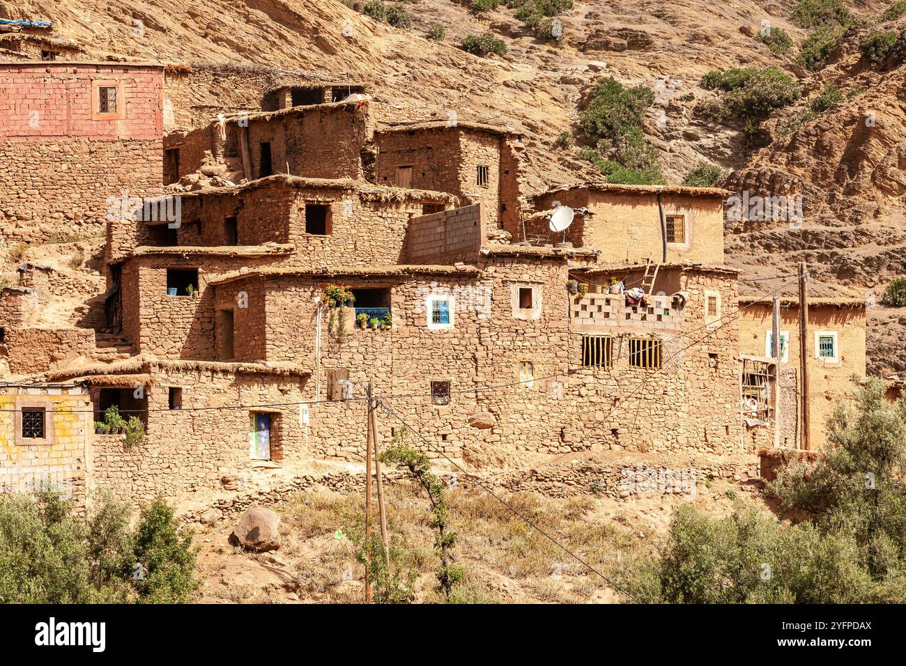 Remote village red roofs hi-res stock photography and images - Alamy