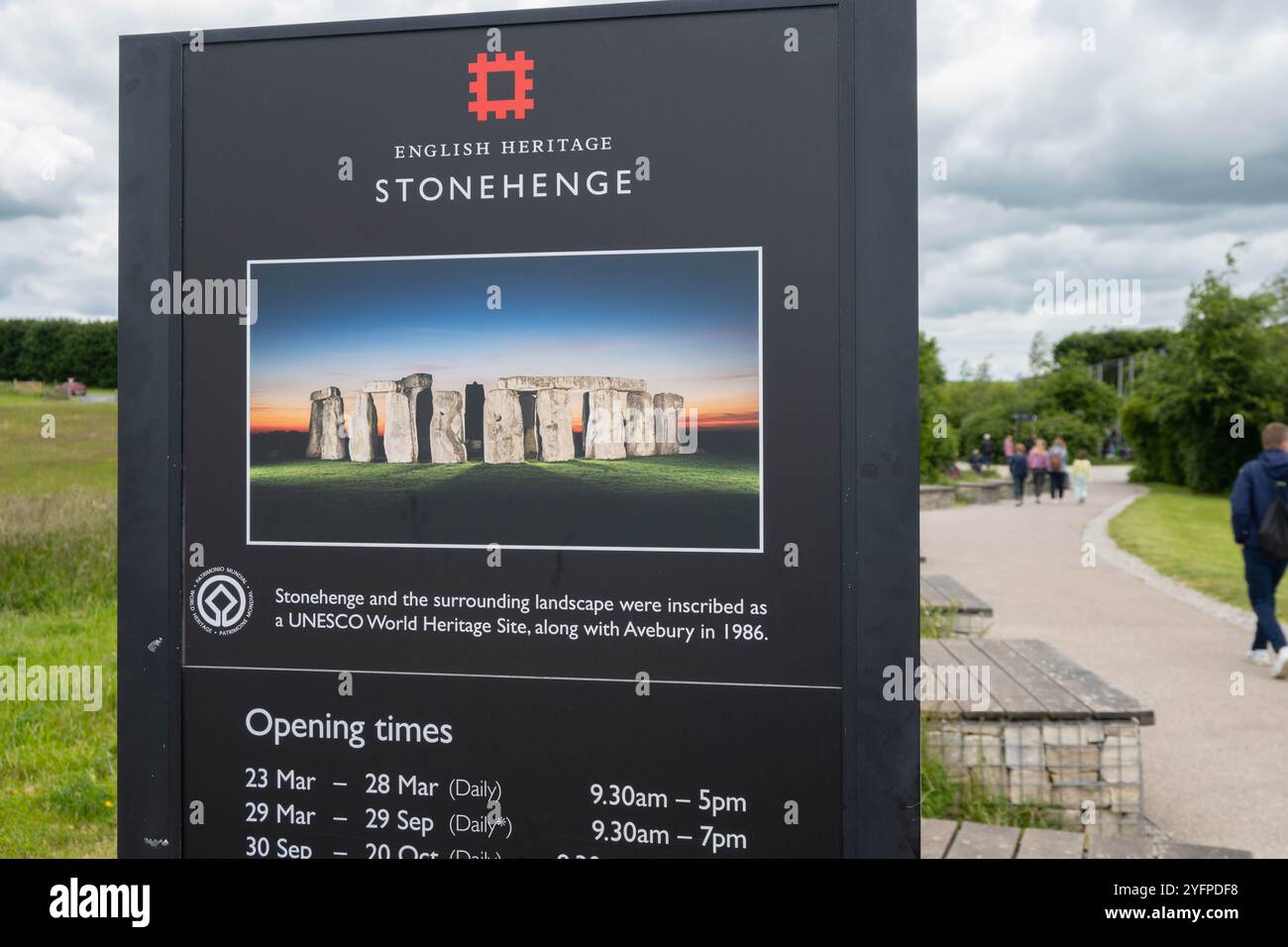 SAILSBURY, WILTSHIRE, ENGLAND - 8 June 2024: English Heritage ...
