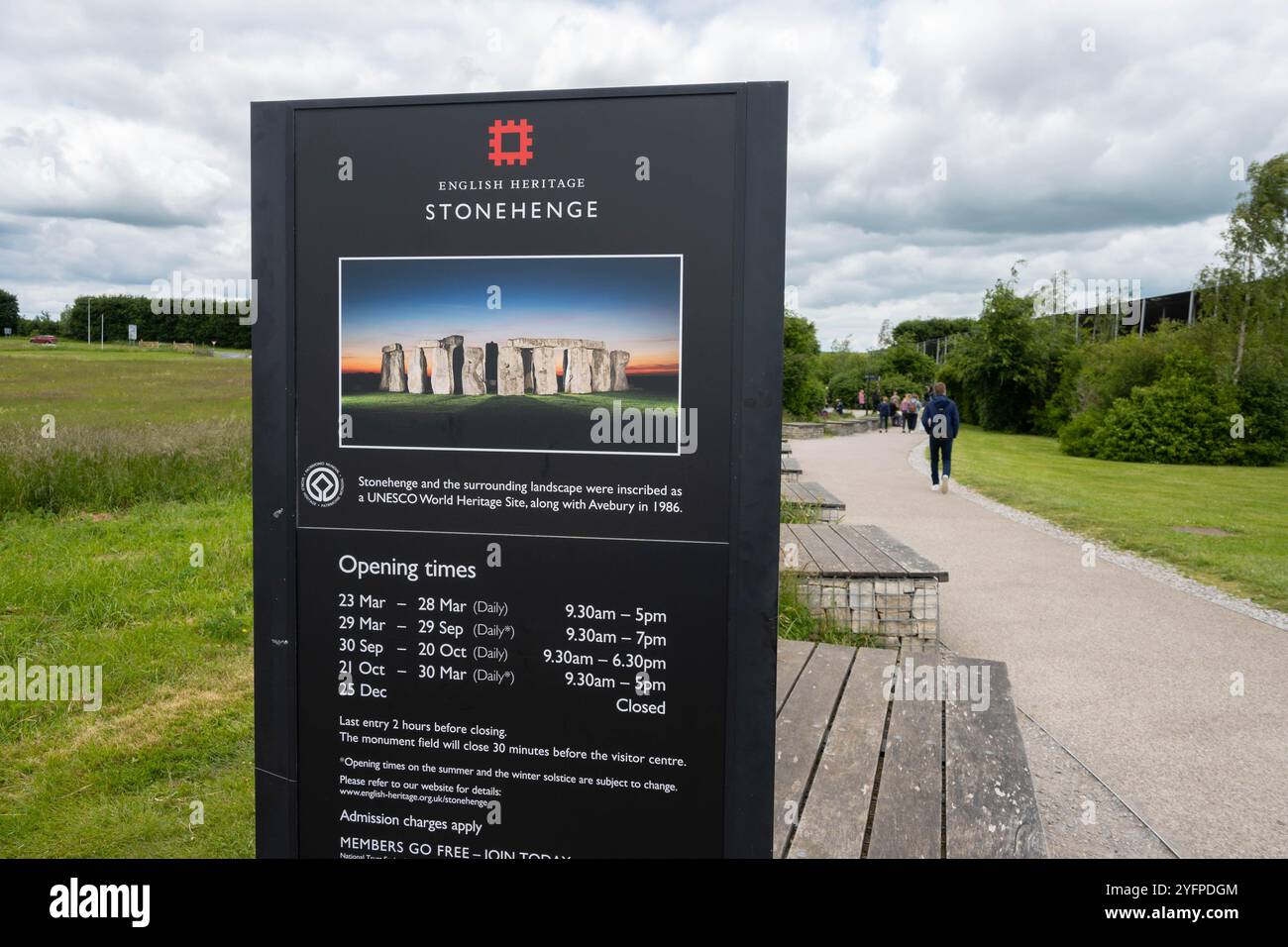 SAILSBURY, WILTSHIRE, ENGLAND - 8 June 2024: English Heritage ...
