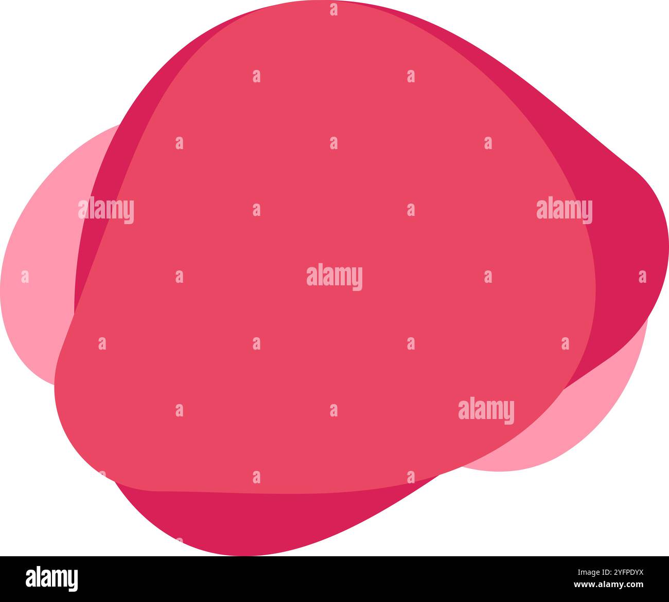 Abstract Liquid Shapes Banner Vector background. Blotch shape. Blob ...