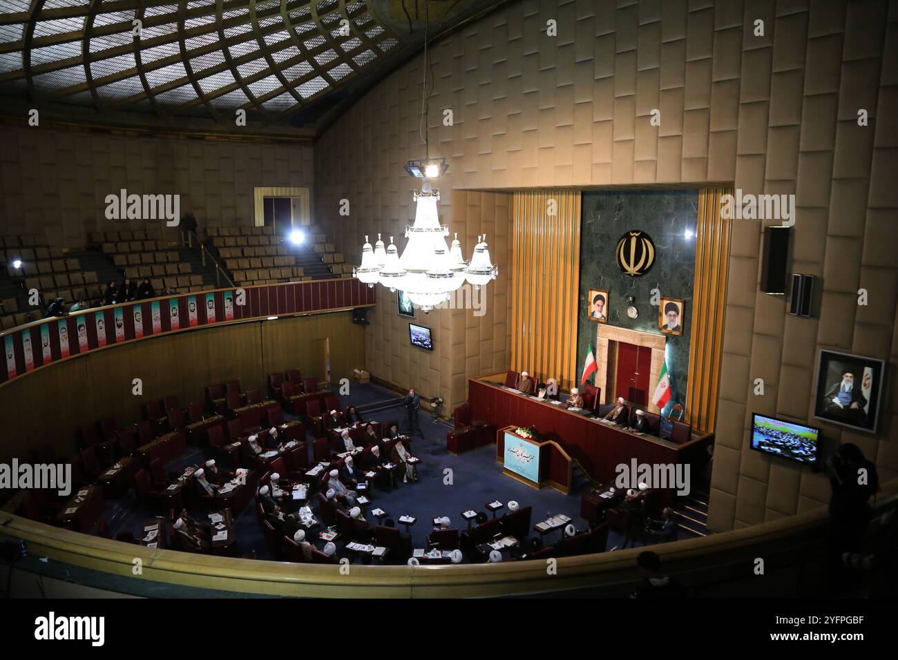 Tehran, Iran. 5th Nov, 2024. A wide view shows Iran's Assembly of ...