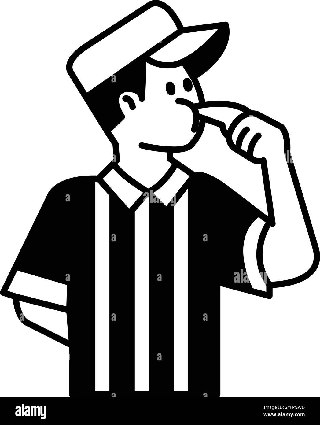 Line judge in soccer Black and White Stock Photos & Images - Alamy