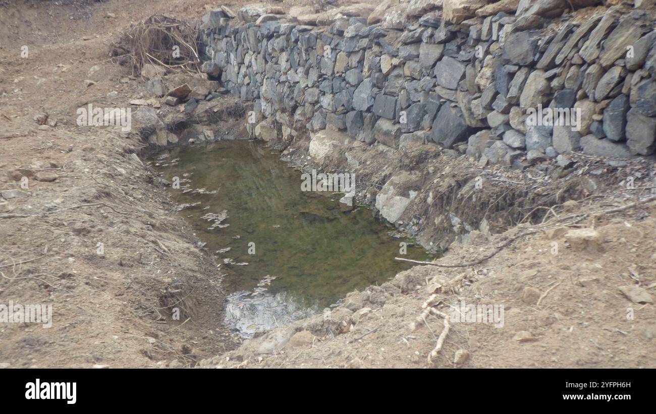 retention basin in flood protection, preventive measure against natural ...