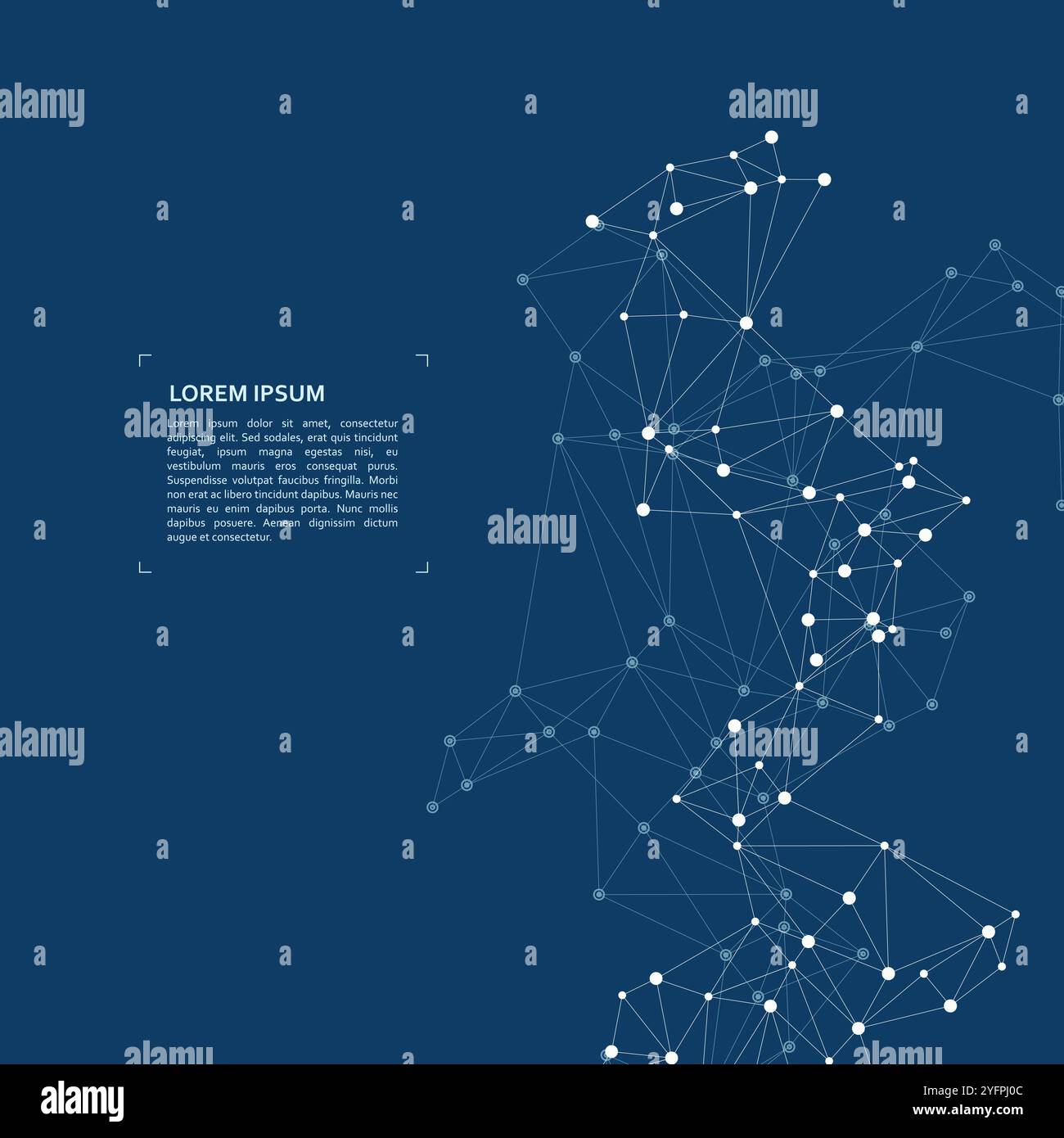 Node molecule structure. Geometric modern technology concept. Science ...