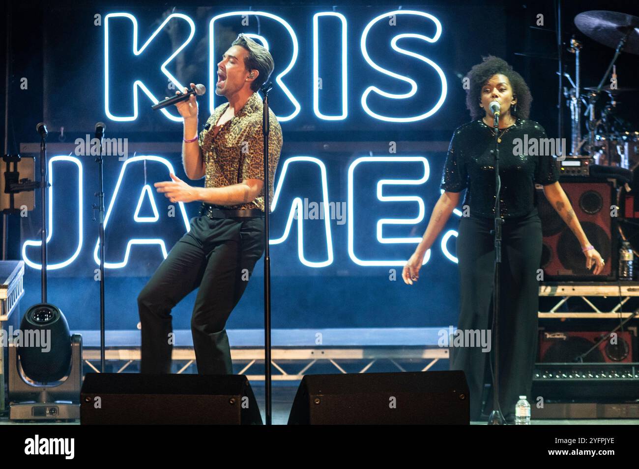 Kris James pictured performing at the Princess Theatre, Torquay, as a ...