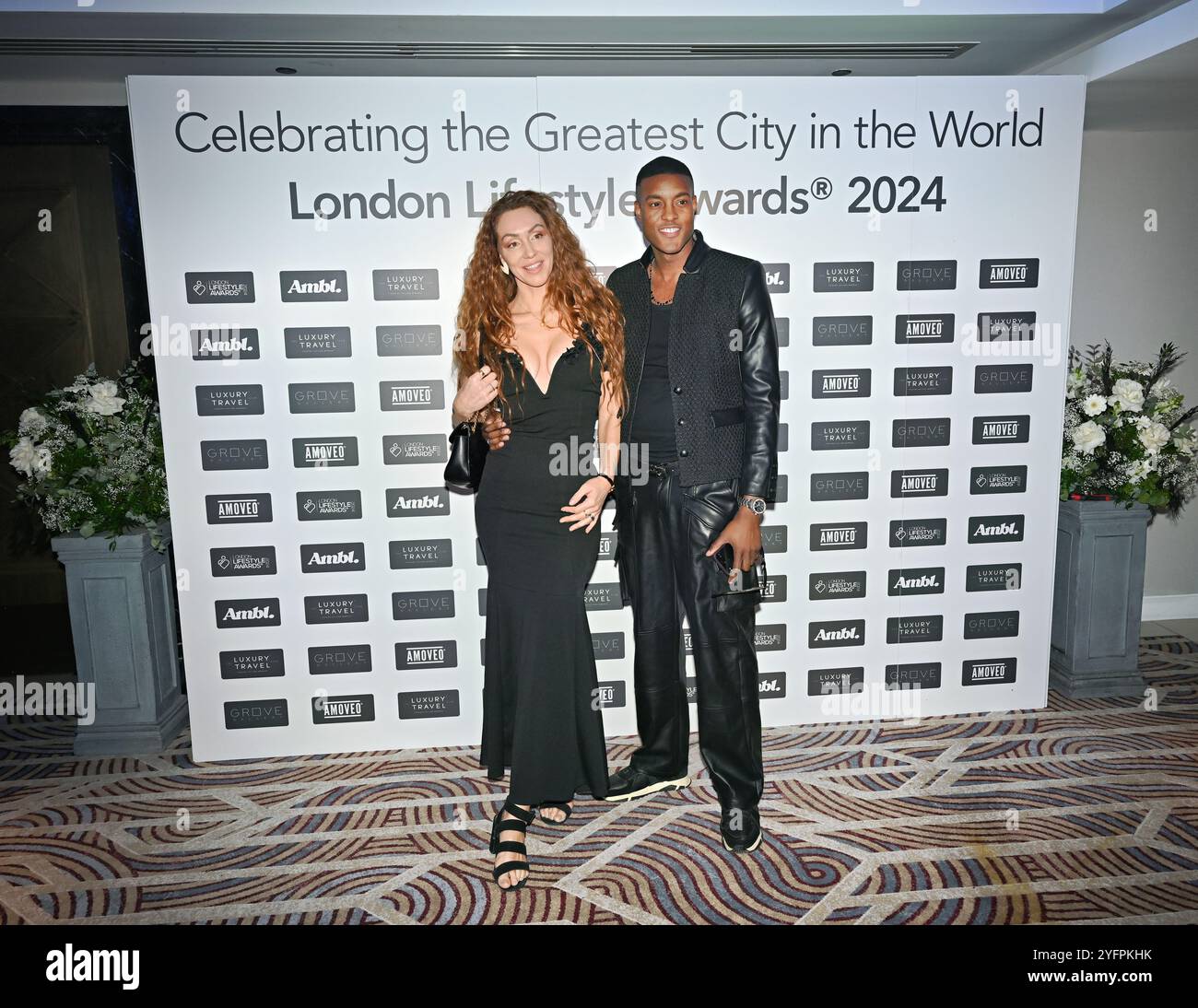 LONDON, UK. 4th Nov, 2024. Camilla Goodwill, Stefan St Pierre attends ...