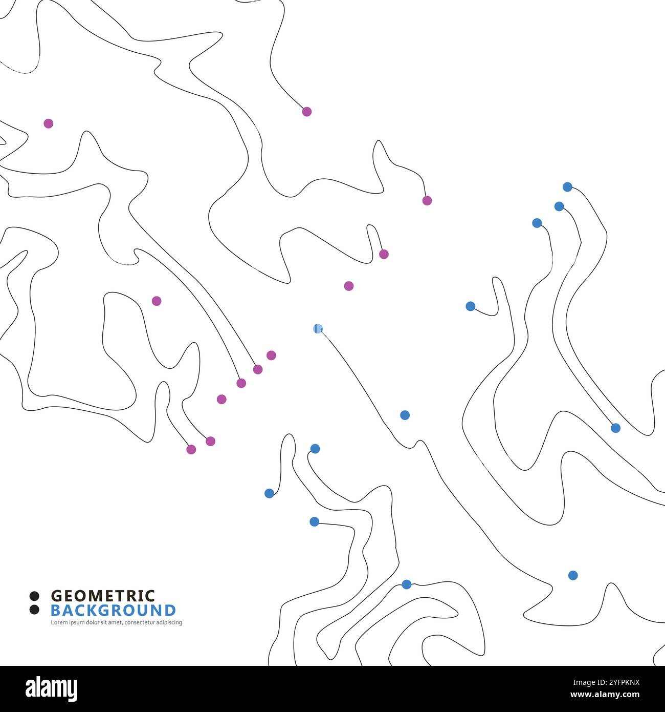 Rainbow wavy vector frame Cut Out Stock Images & Pictures - Alamy