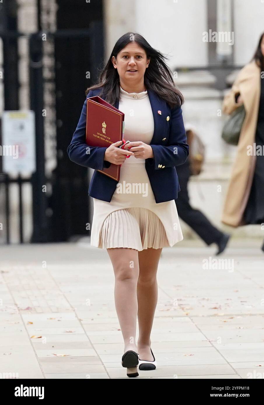 Culture Secretary Lisa Nandy arrives in Downing Street, London, for a ...