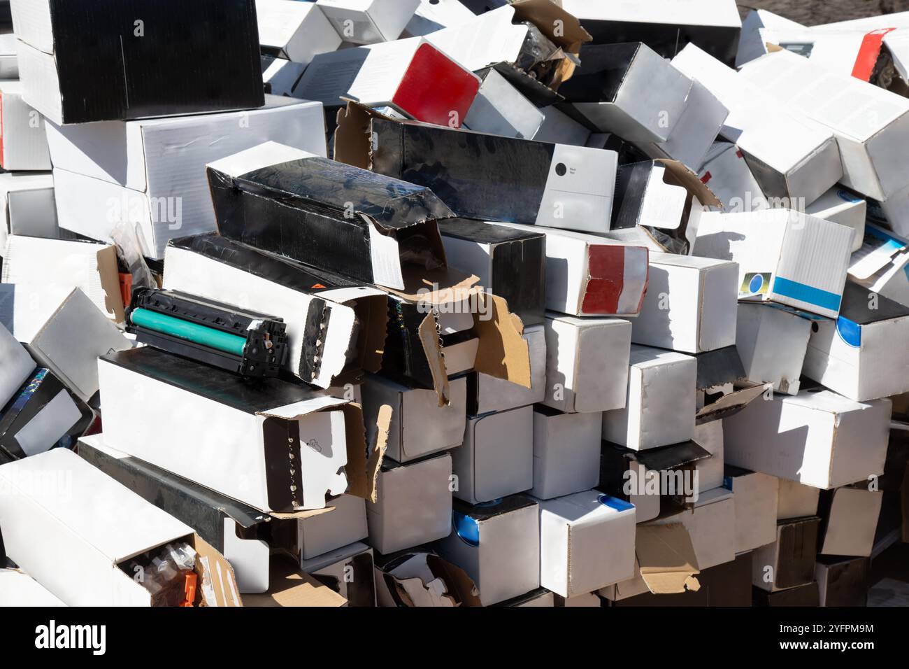 Waste toner computer cartridges, refill ,e-waste, major concern in ...