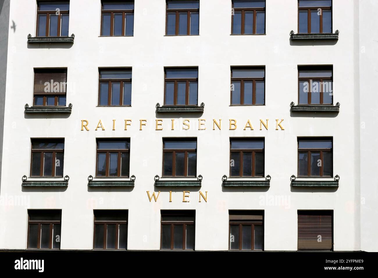 Architect Adolph Loos' famous early modern building Looshaus (1911) on ...
